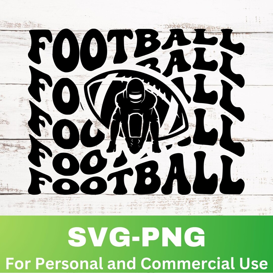 Football Svg, Football Png, Football Clipart Graphic, Football Shirt ...