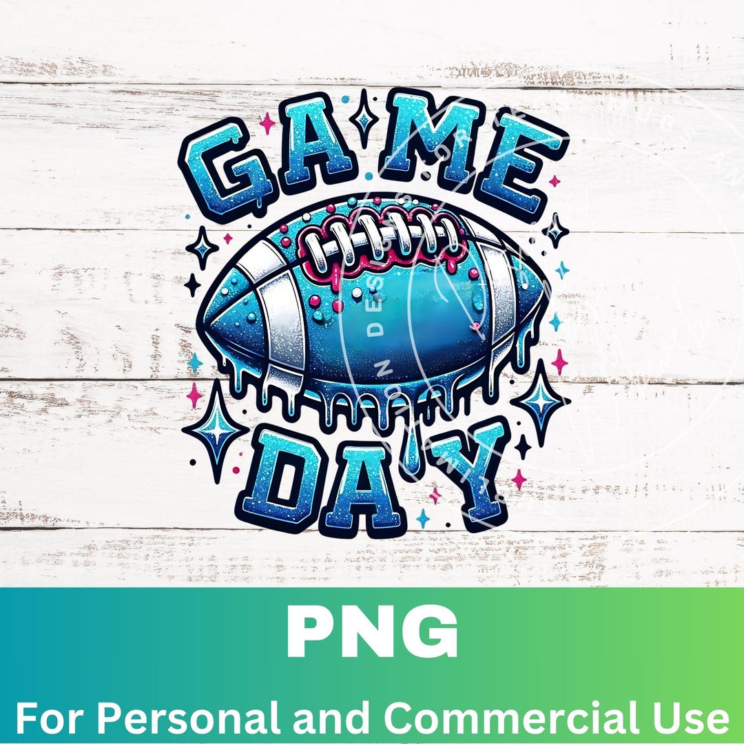 Football Game Day Drip PNG Sublimation Design, Football Drip Sports PNG ...