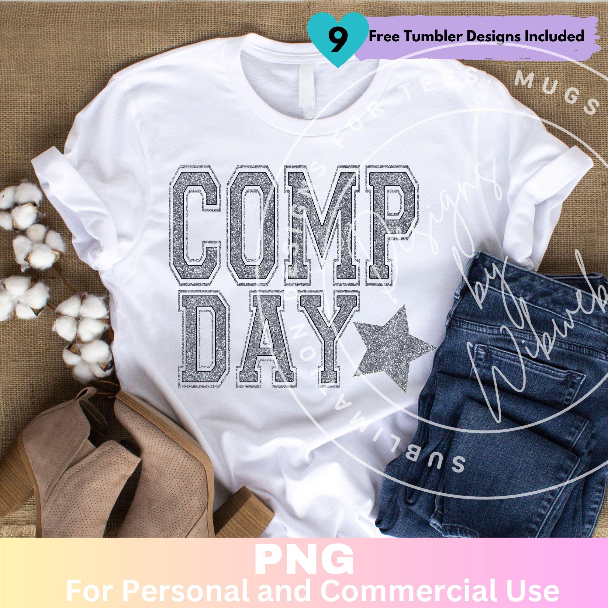 Comp Day PNG Bundle: Cheerleader Cheer Sublimation Designs (digital ...