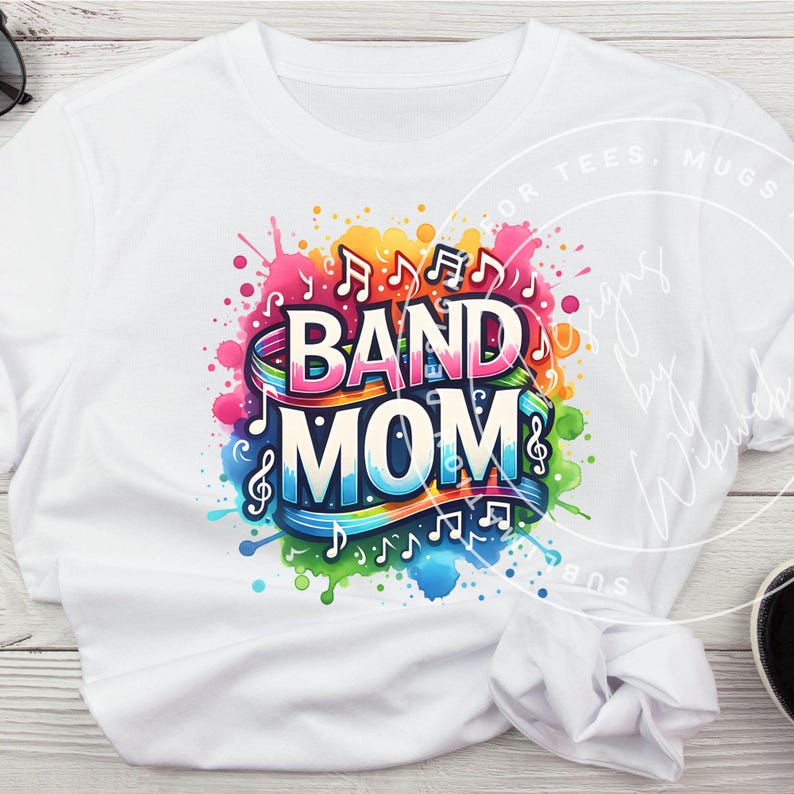 Band Mom Png, Band Mom Sublimation Design Clipart, Marching Band Shirt ...