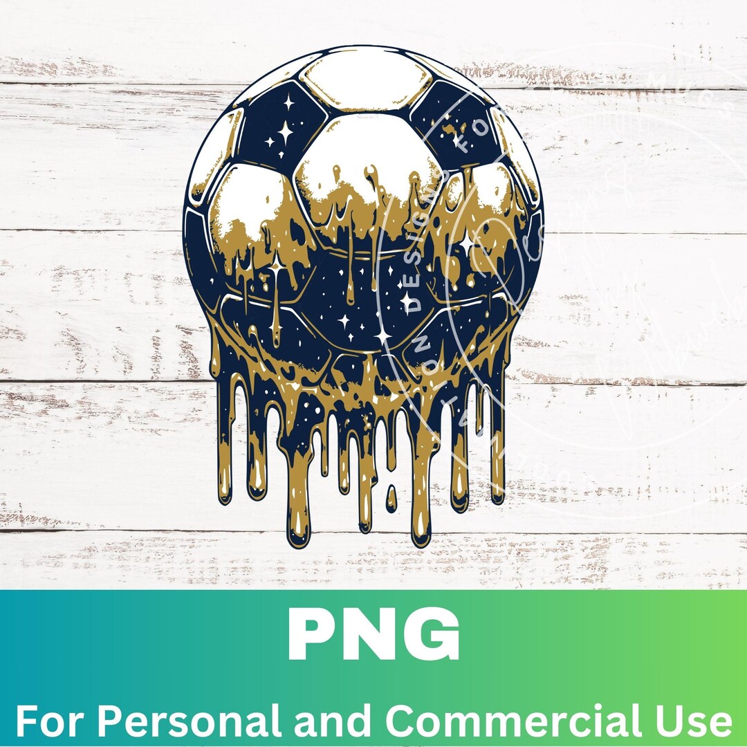Soccer Drip Gold Sublimation PNG Design, Soccer Mom Sports PNG, Soccer ...