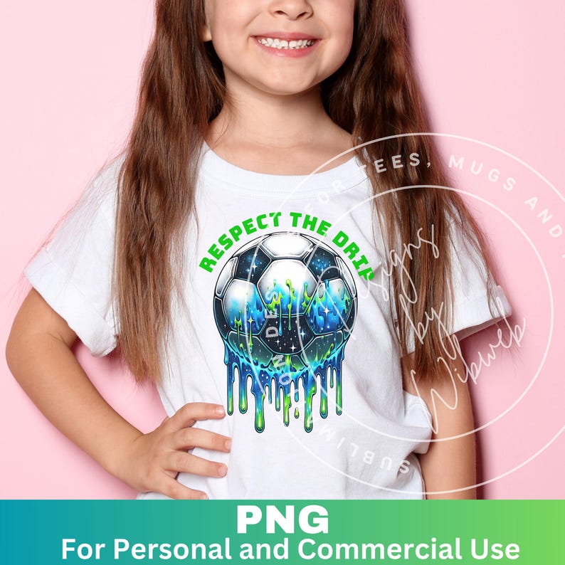 Soccer Drip Green Sublimation PNG Design, Soccer Mom Sports PNG, Soccer ...