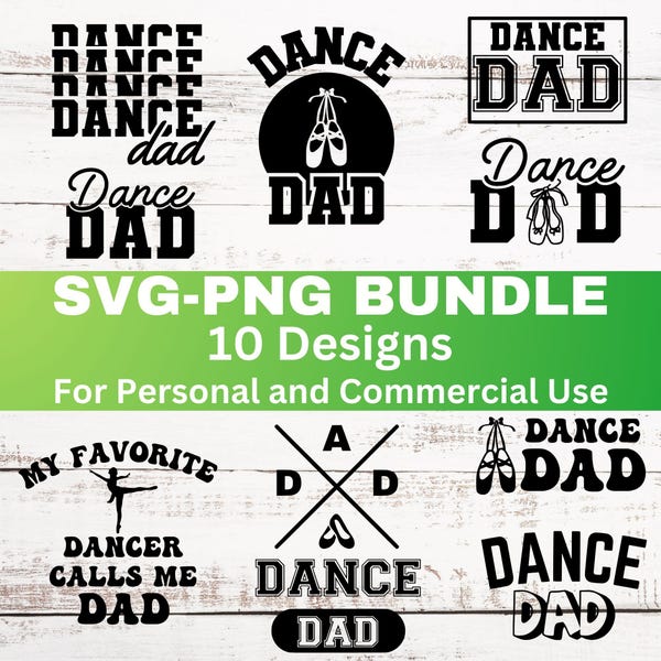 Dance Dad Svg - Etsy