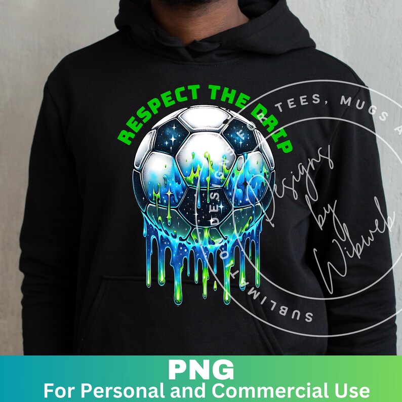 Soccer Drip Green Sublimation PNG Design, Soccer Mom Sports PNG, Soccer ...