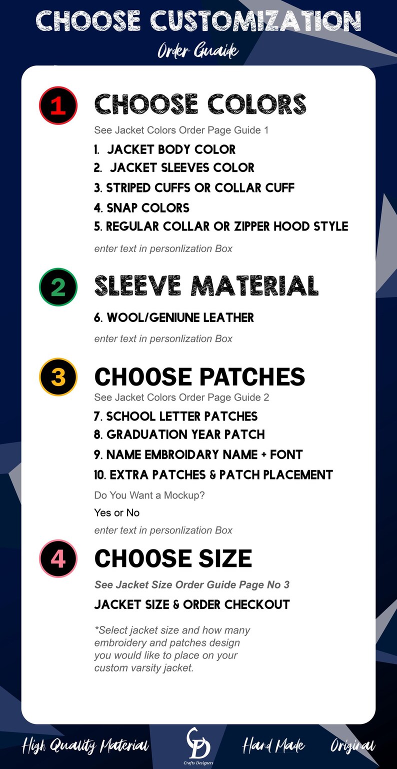 Custom Varsity Jacket for High School, Custom Embroidery Patch ...