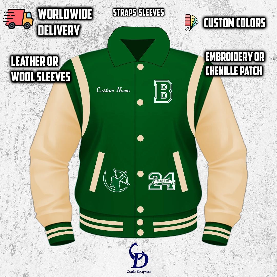 Custom Lettermen Varsity Jacket for High School, Custom Graduation ...