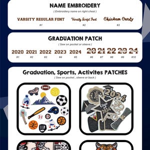 Custom Varsity Jacket for High School, Custom Embroidery Patch ...