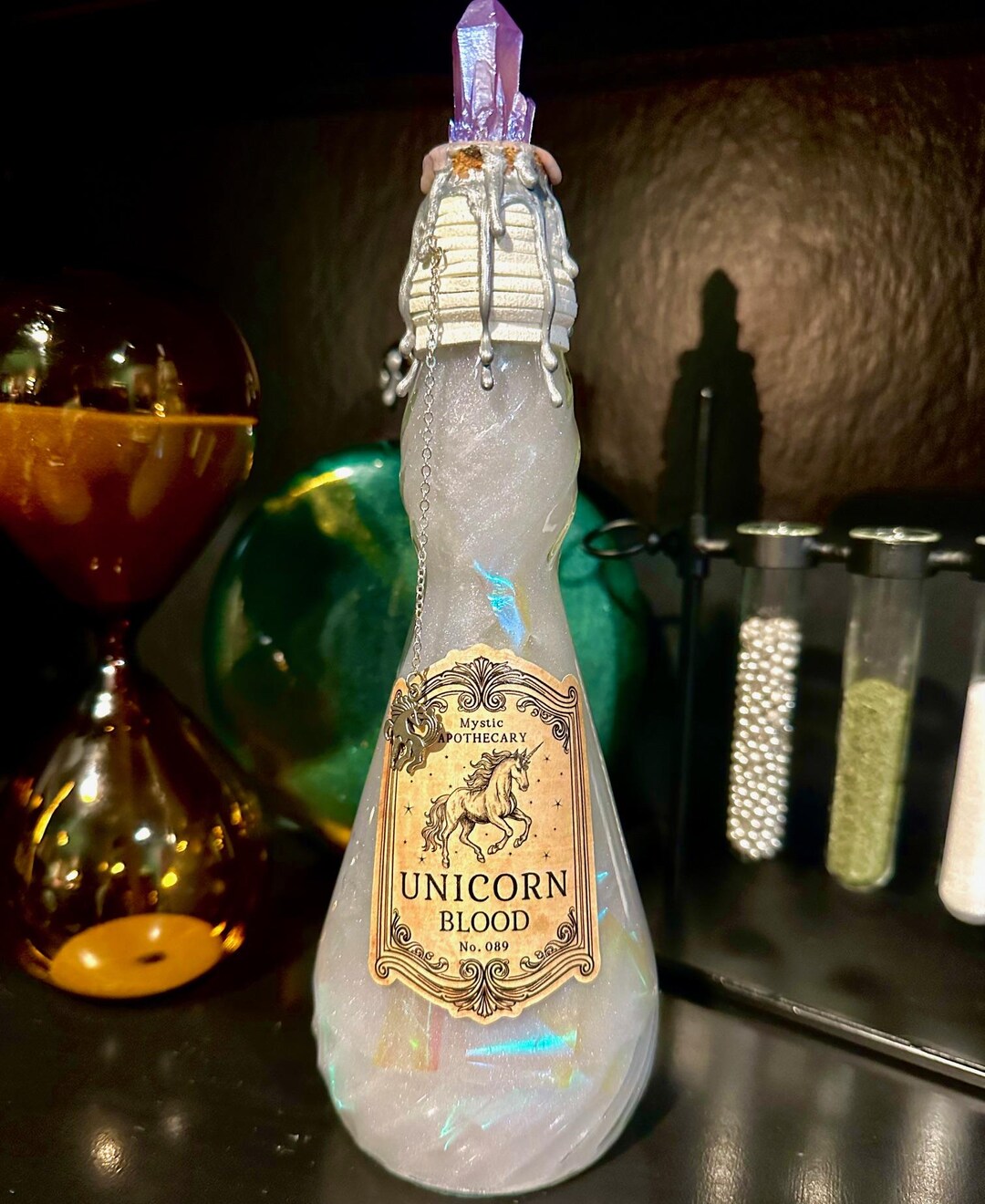 Unicorn Blood, Magic Potion, Decorative Glass Potion Bottle, Witchy ...