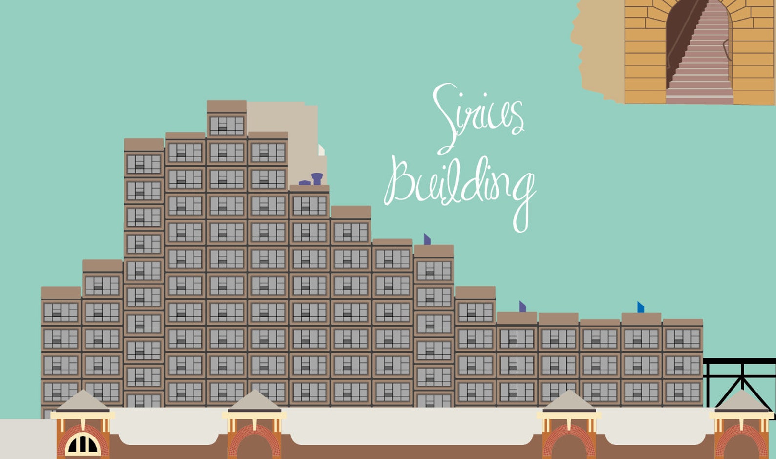 Retro Style Art Print of the Rocks Area in Sydney - Etsy