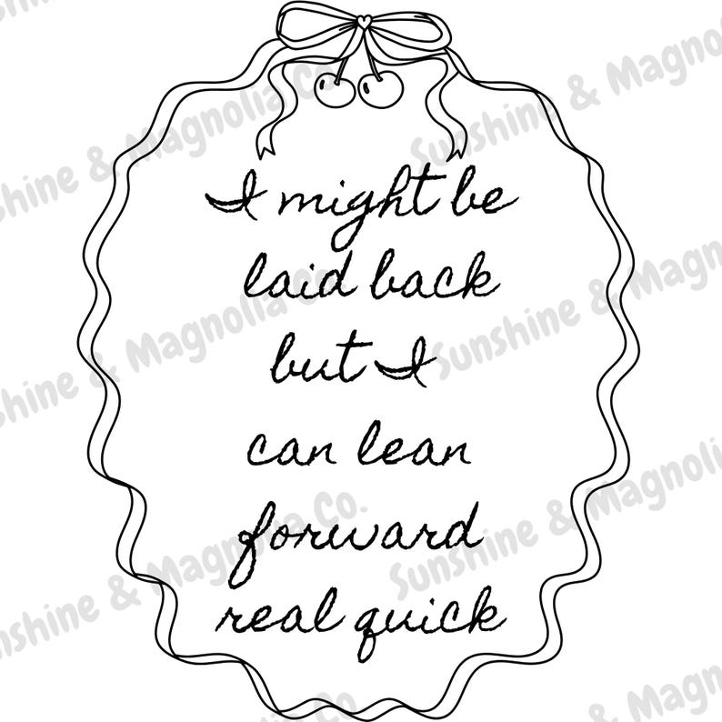 I Might Be Laid Back but I Can Sit up Real Quick , Digital Download - Etsy