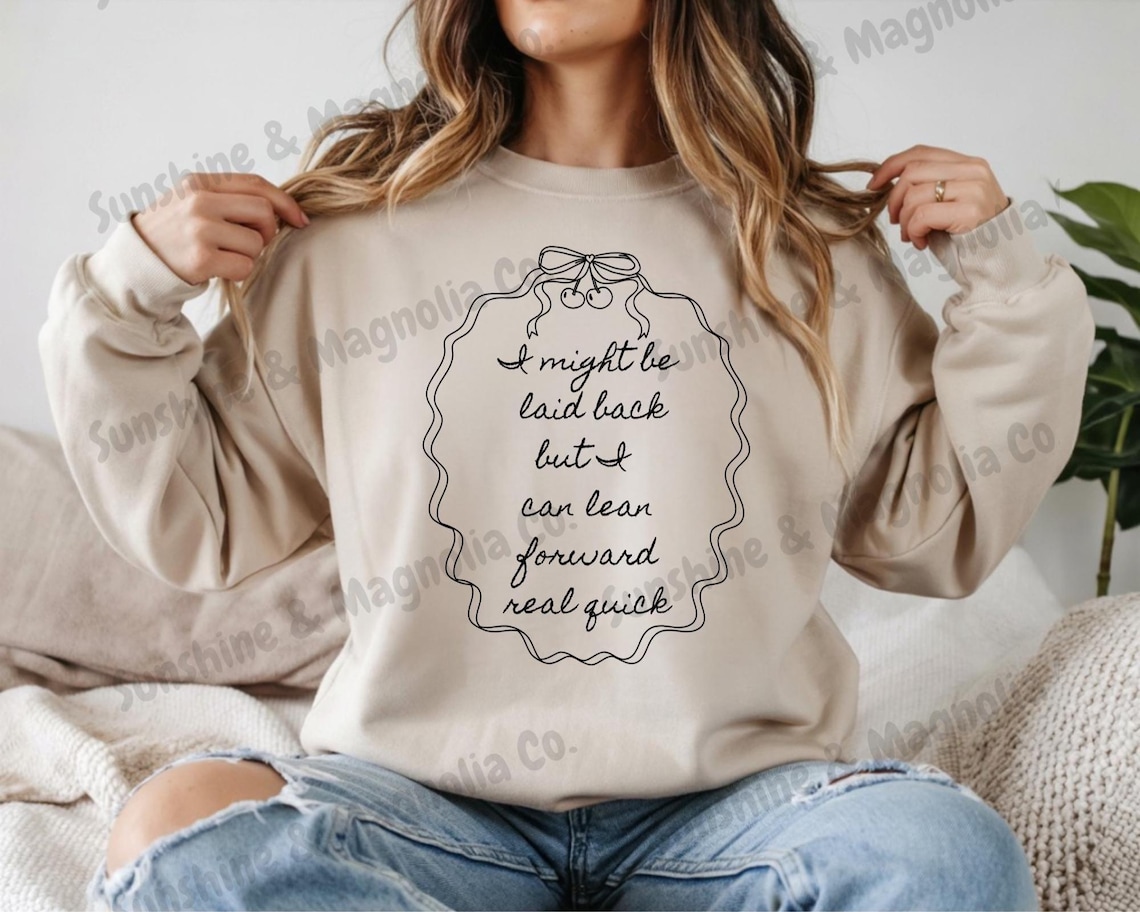 I Might Be Laid Back but I Can Sit up Real Quick , Digital Download - Etsy