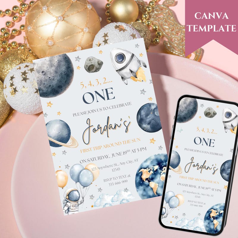 Geburtstagsparty mit galaxien thema - Etsy.de
