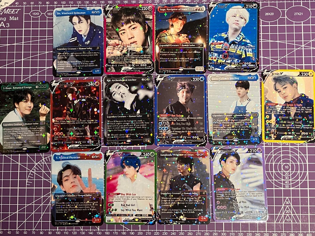 BTS Fan-made Trading Cards - Etsy