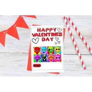 Roblox Sprunki Valentine Cards – Printable Classroom Cards for Kids! - Etsy