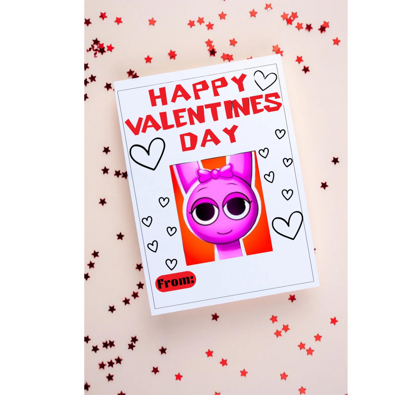 Roblox Sprunki Valentine Cards – Printable Classroom Cards for Kids! - Etsy
