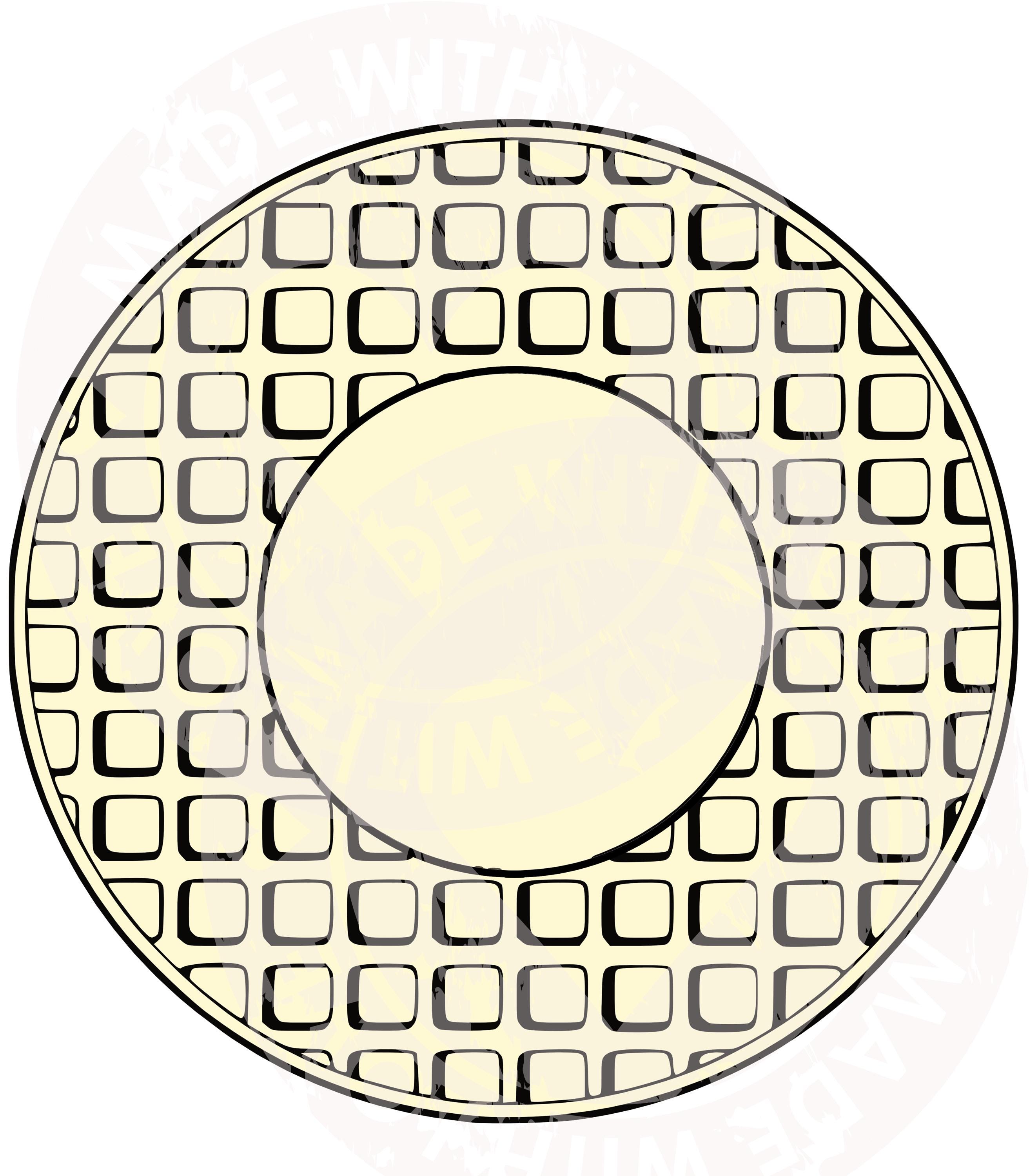 Waffle PNG, Round Waffle, PNG, Waffle Clip Art, Instant Digital ...