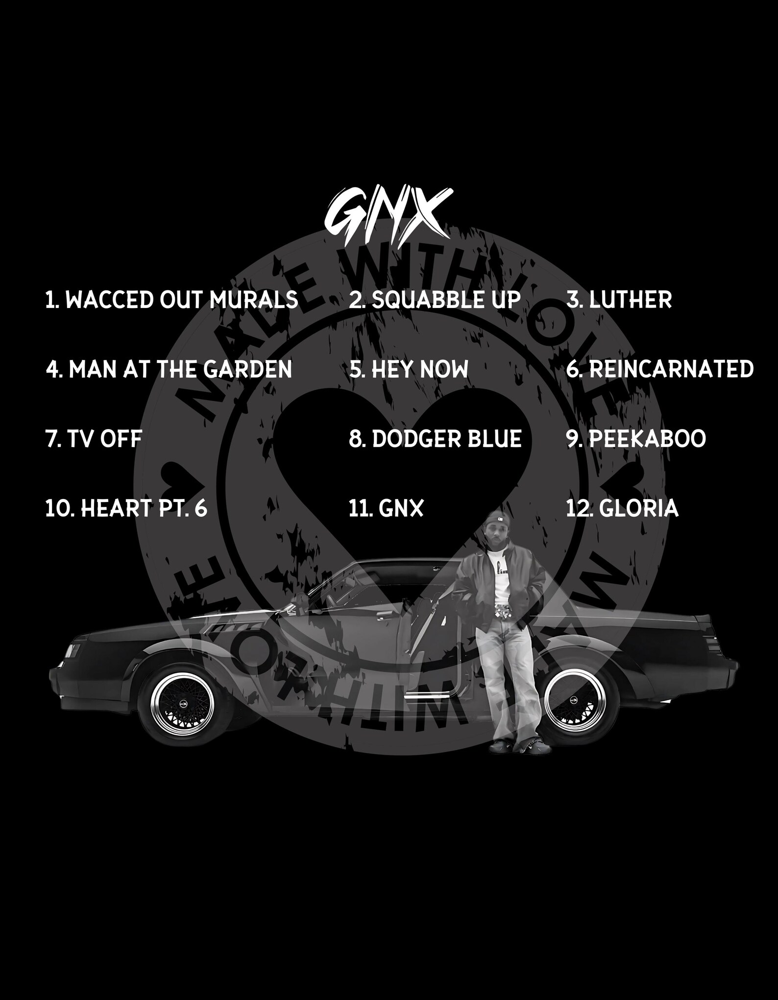 Kendrick Lamar GNX Design, T-shirt Design, Png, Instant Download ...