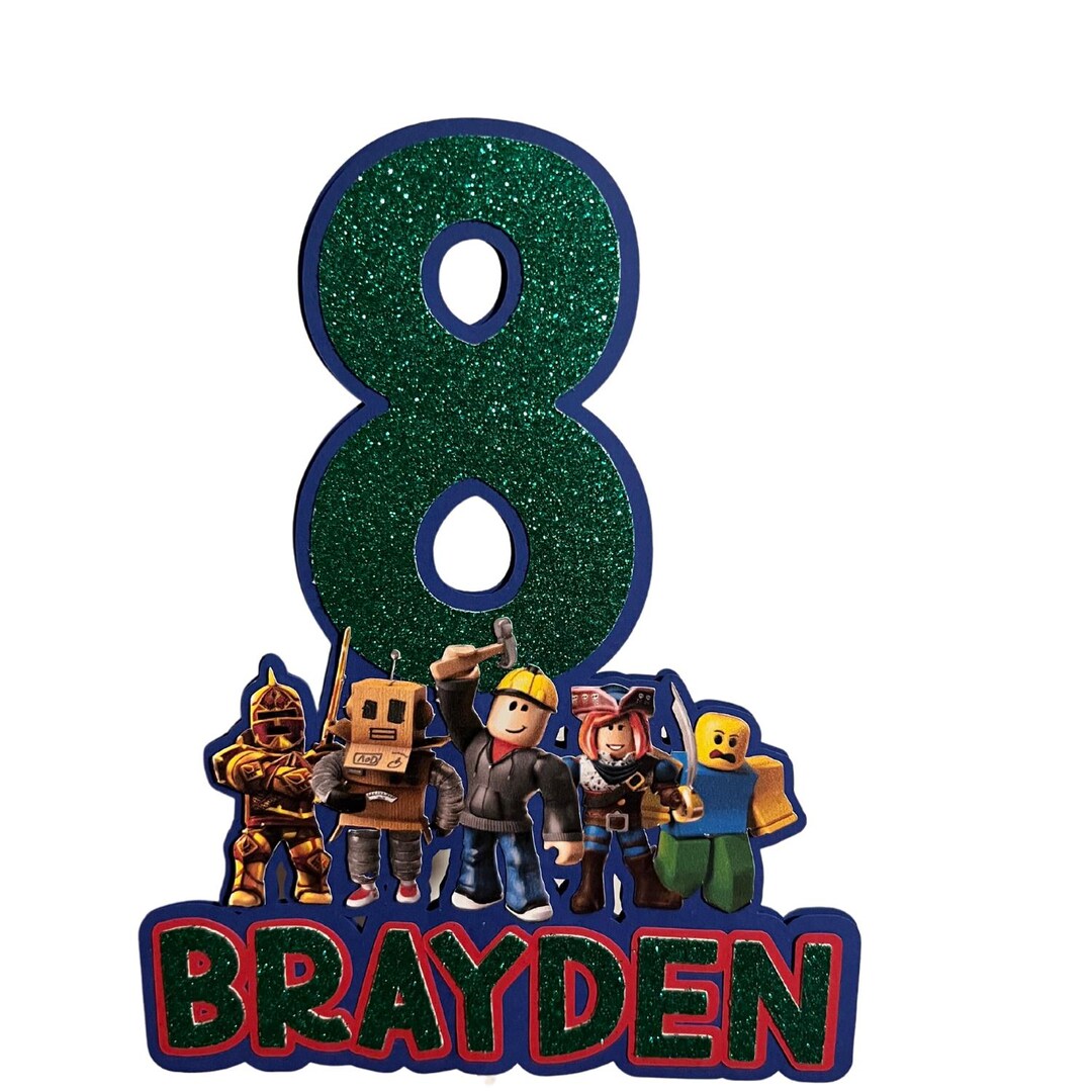 Roblox Cake Topper - Etsy