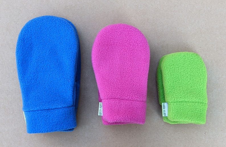 Fleece Mittens for Infants, Toddlers and Kids - Etsy