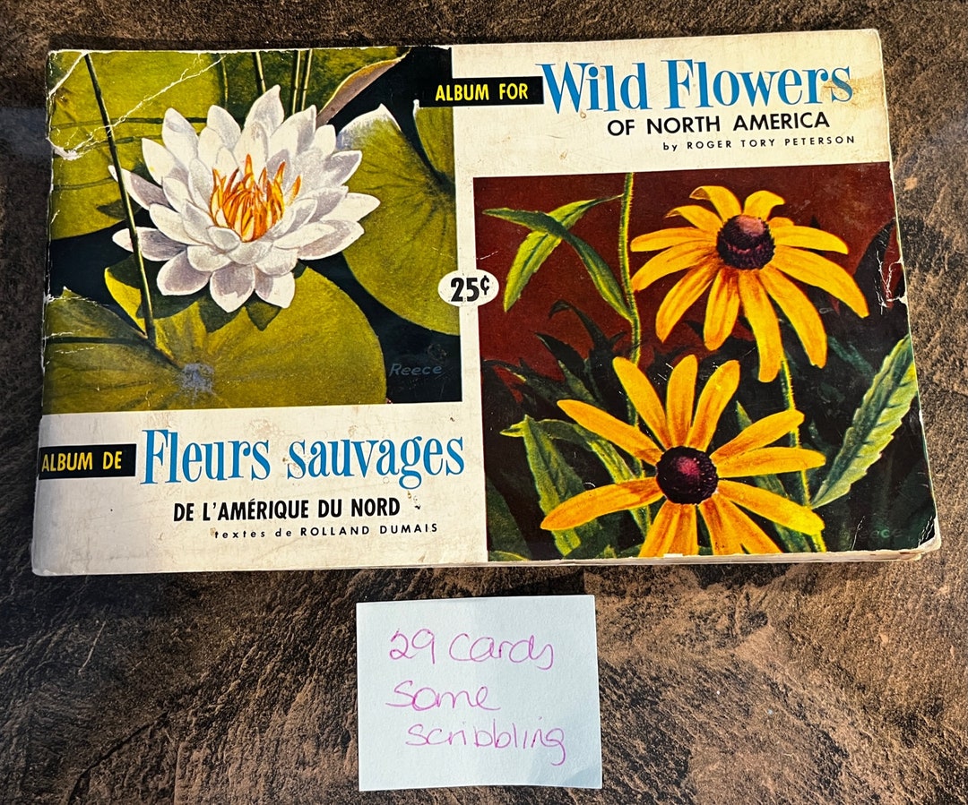 Brooke Bond Album for Wild Flowers of North America Plus 29 Cards ...