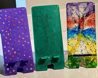 Handmade Unique Maple Cell Phone Holder for Home and Office - Desk ...