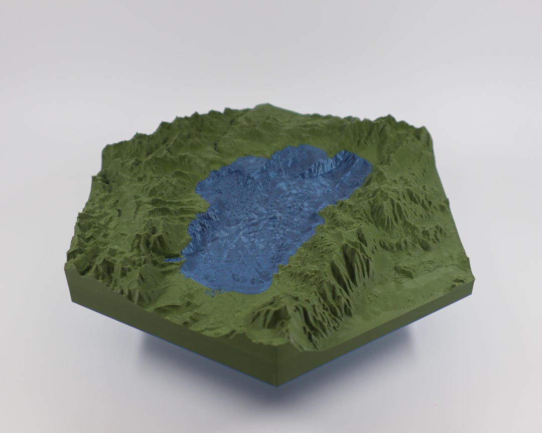 Lake Tahoe 3D Topographic Scale Model - Etsy UK