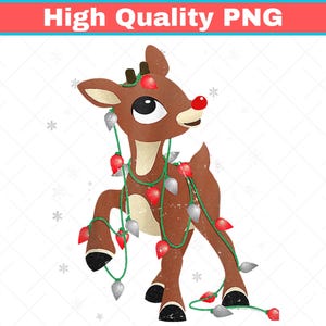Rudolph Red Nose Christmas Png, Santa Claus's Reindeer Png, Rudolph ...