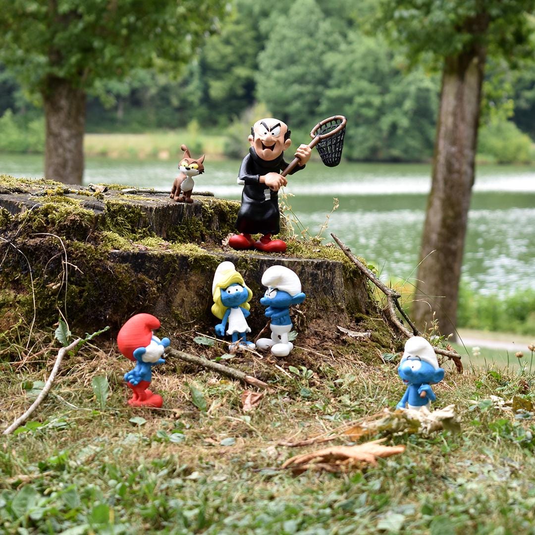 Smurfs Figurines – Hand-painted 3D Printed Miniatures | Papa Smurf ...