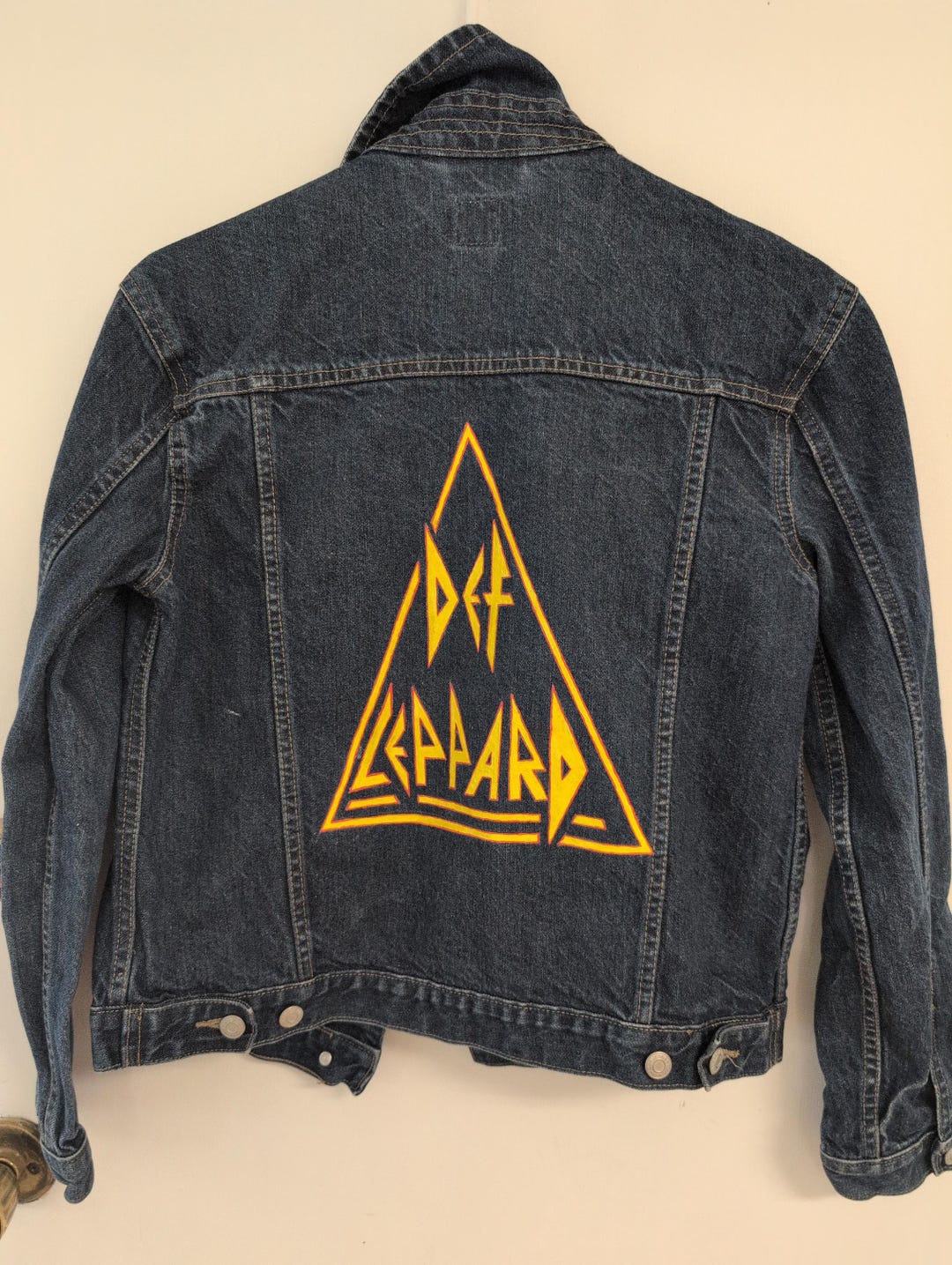 Custom Hand-painted "def Leppard" Band Jacket - Etsy