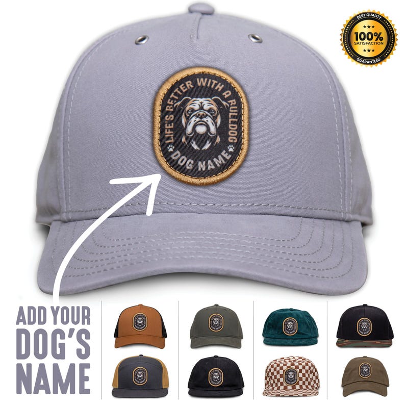 Bulldog Hat - Etsy