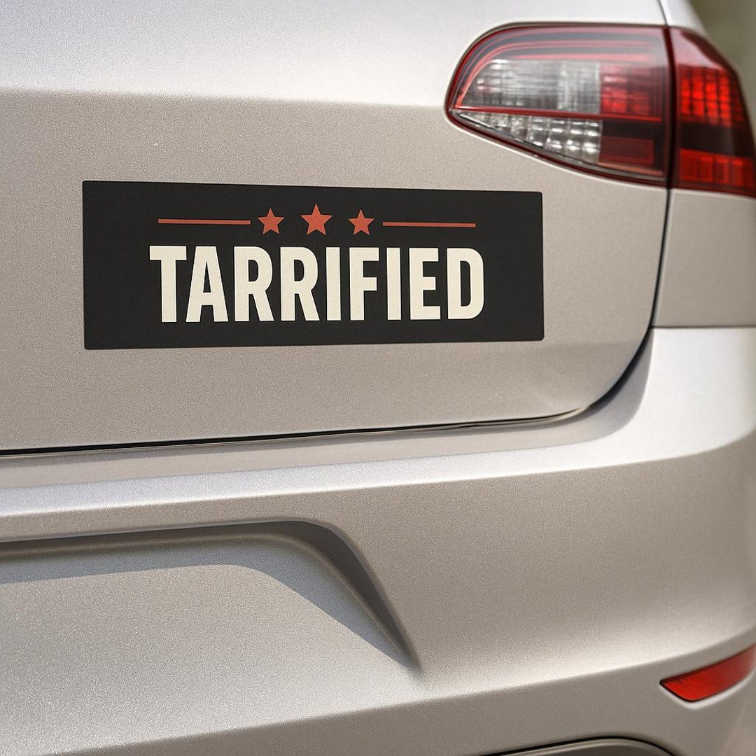 Tarrified Magnet for Car, Anti-trump Bumper Magnet, Political Magnet ...