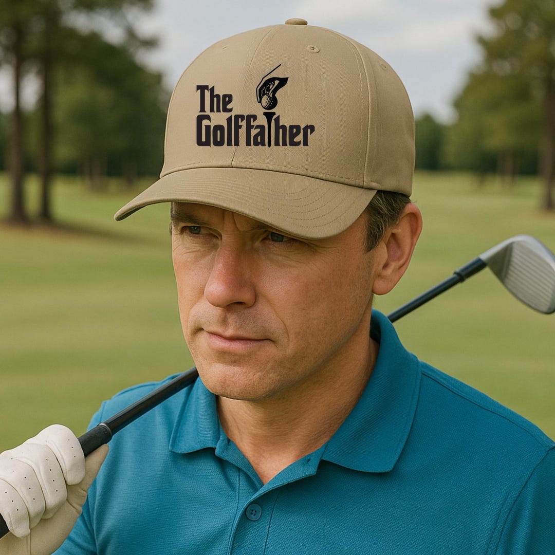Personalized Embroidered Funny Golf Hat, Golf Father Dad, Dad Who Loves ...