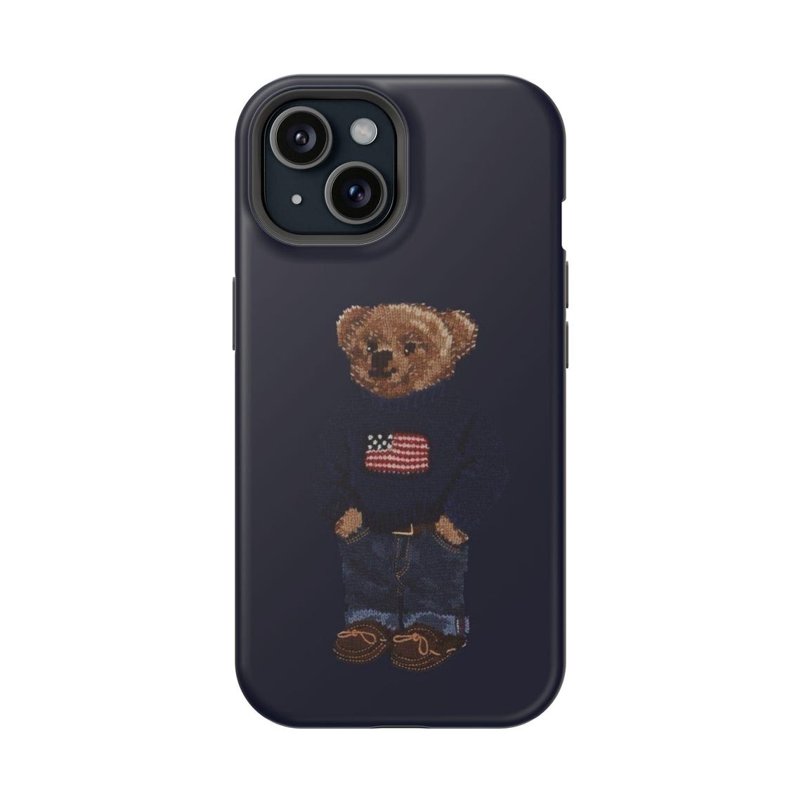 Teddy Bear Phone Case for Ralph Polo Lovers, Magnetic Tough Cases ...