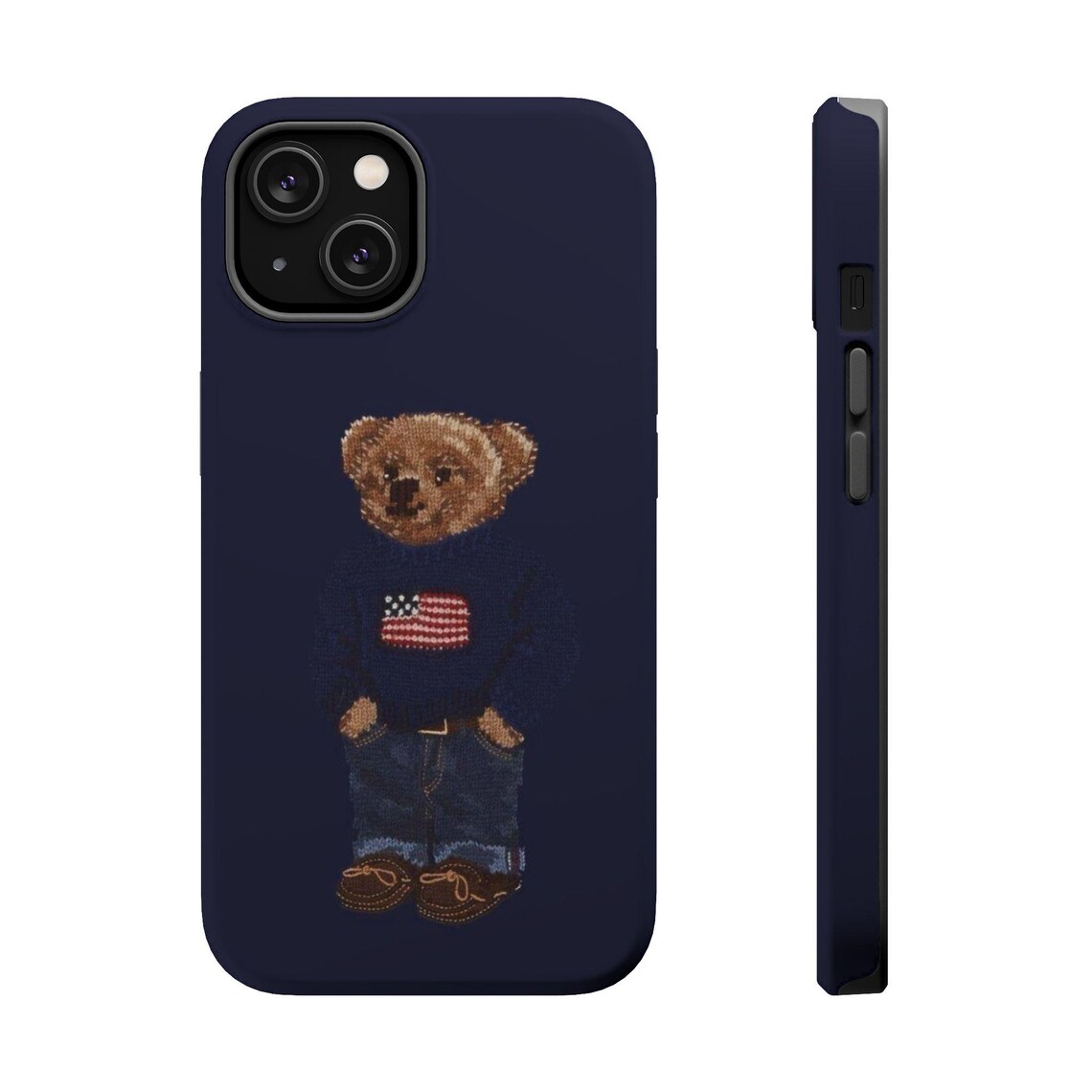 Teddy Bear Phone Case for Ralph Polo Lovers, Magnetic Tough Cases ...