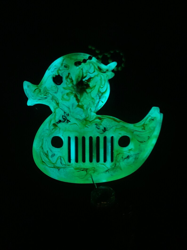 Sunflower Glow in the Dark Cosmic Duck Jeep Crystal Suncatcher Gift ...