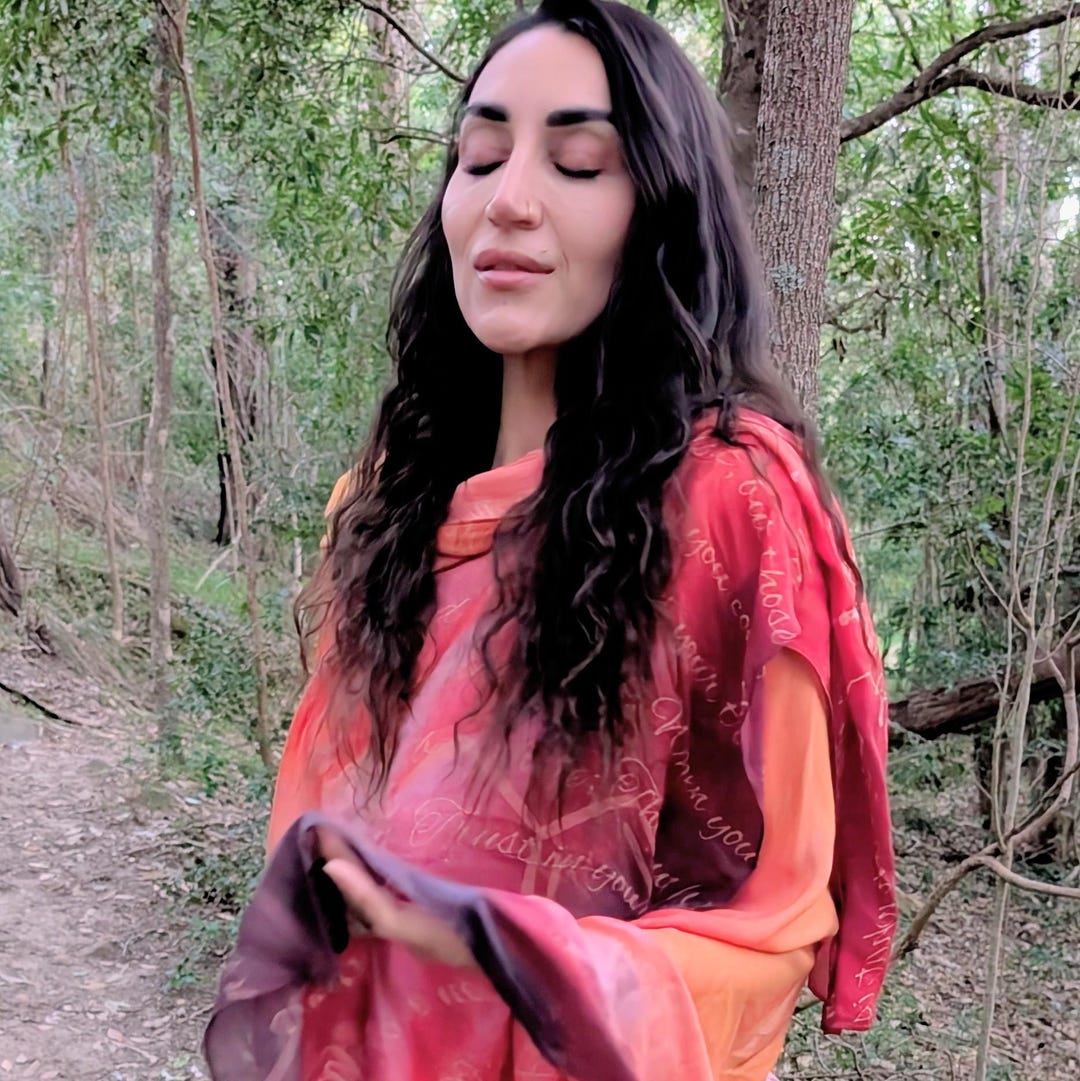 Mary Magdalene Shawl - Gospel of Mary - Divine Feminine Sophia Codes ...