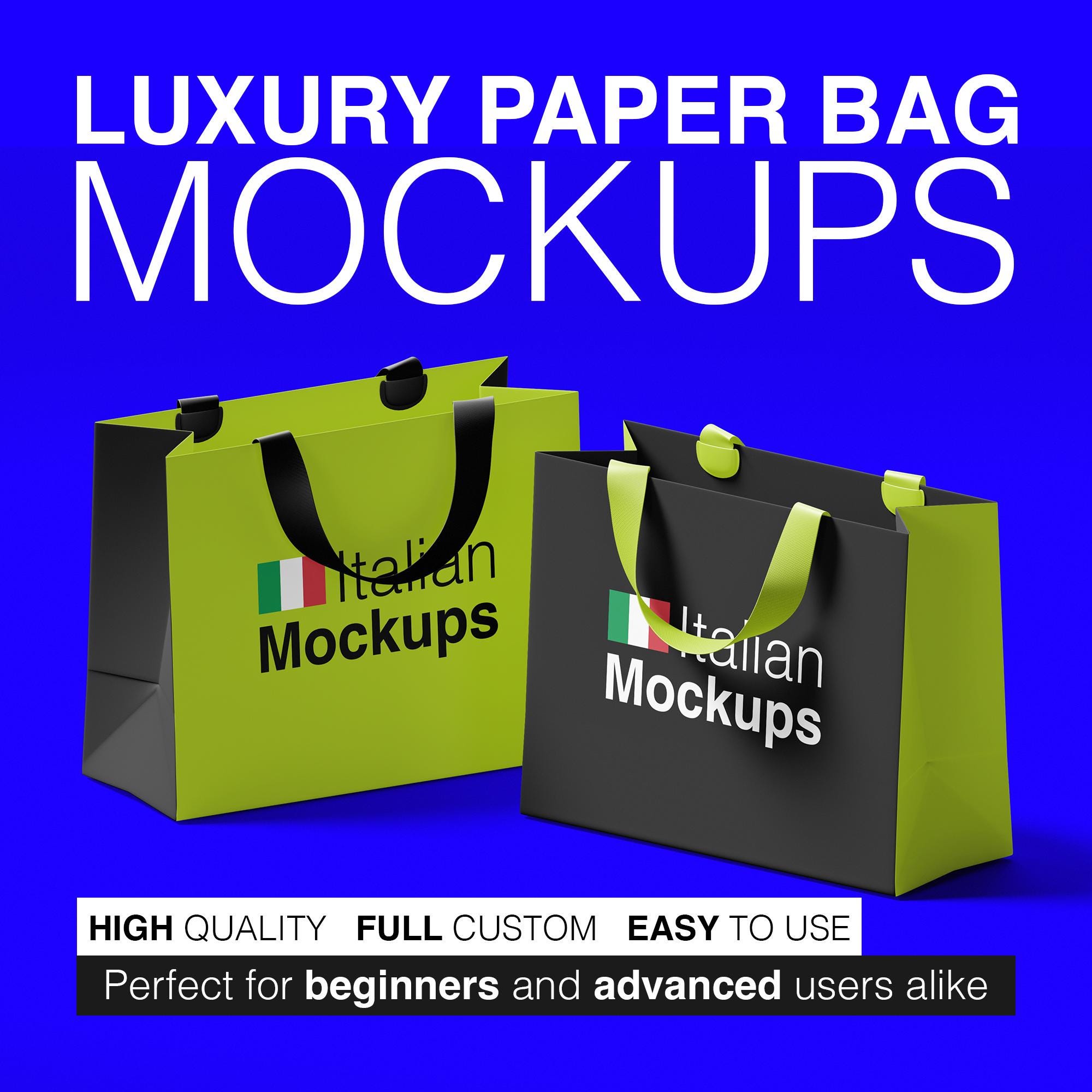 Luxury Paper Bag Mockup - Etsy