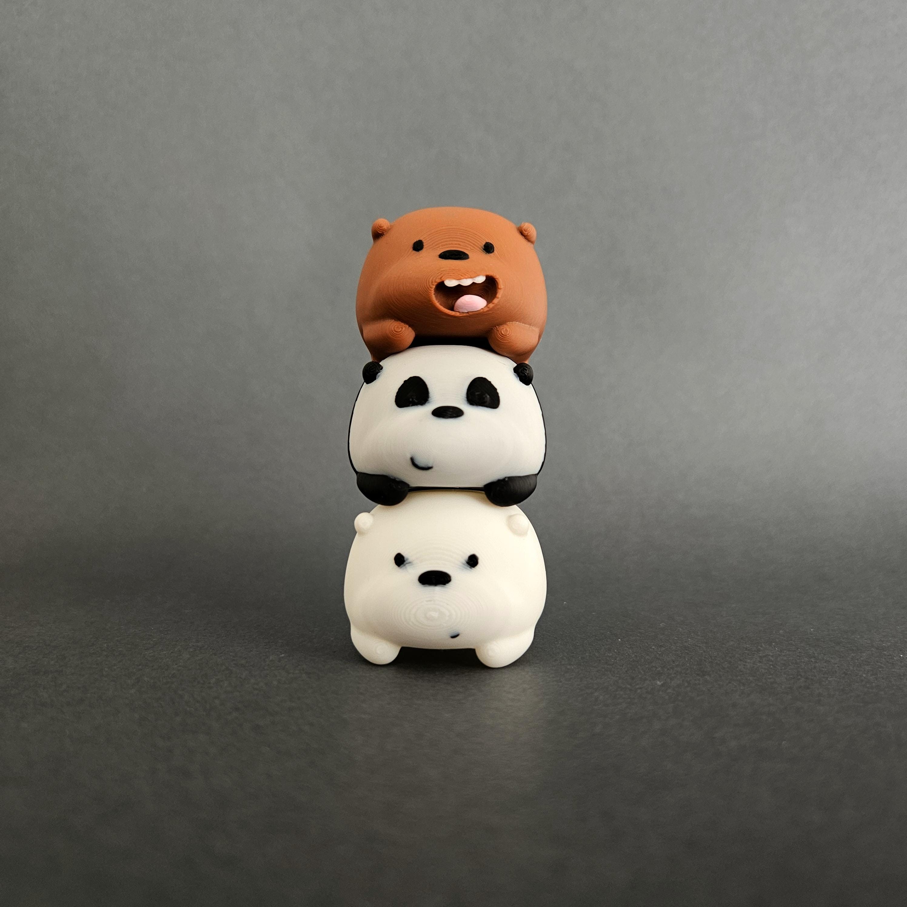 We Bare Bears Stack Figures | Collectibles | Desk Decoration | Grizzly ...