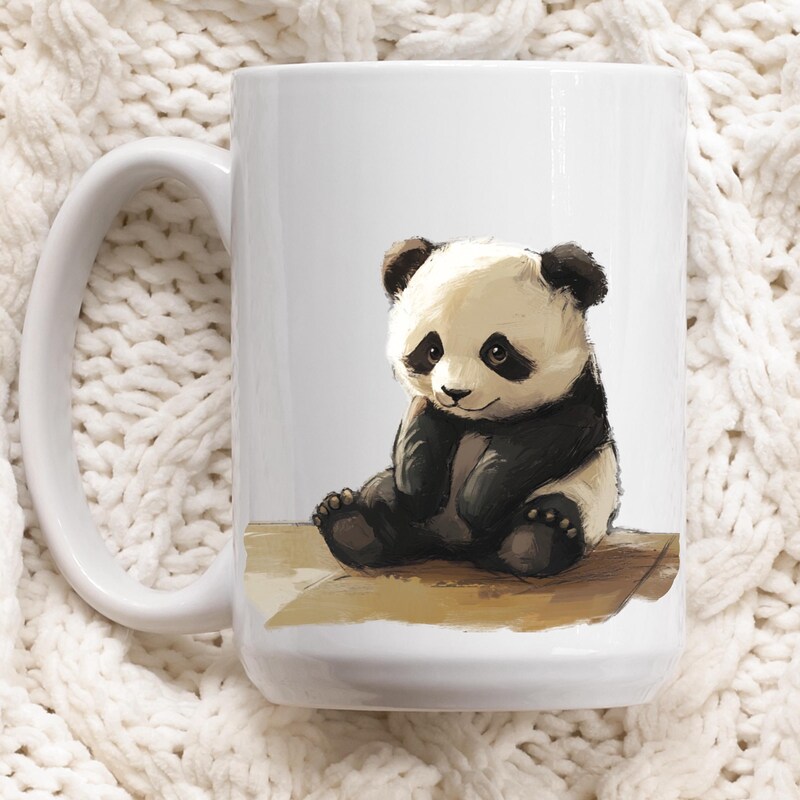 Panda Mug - Etsy