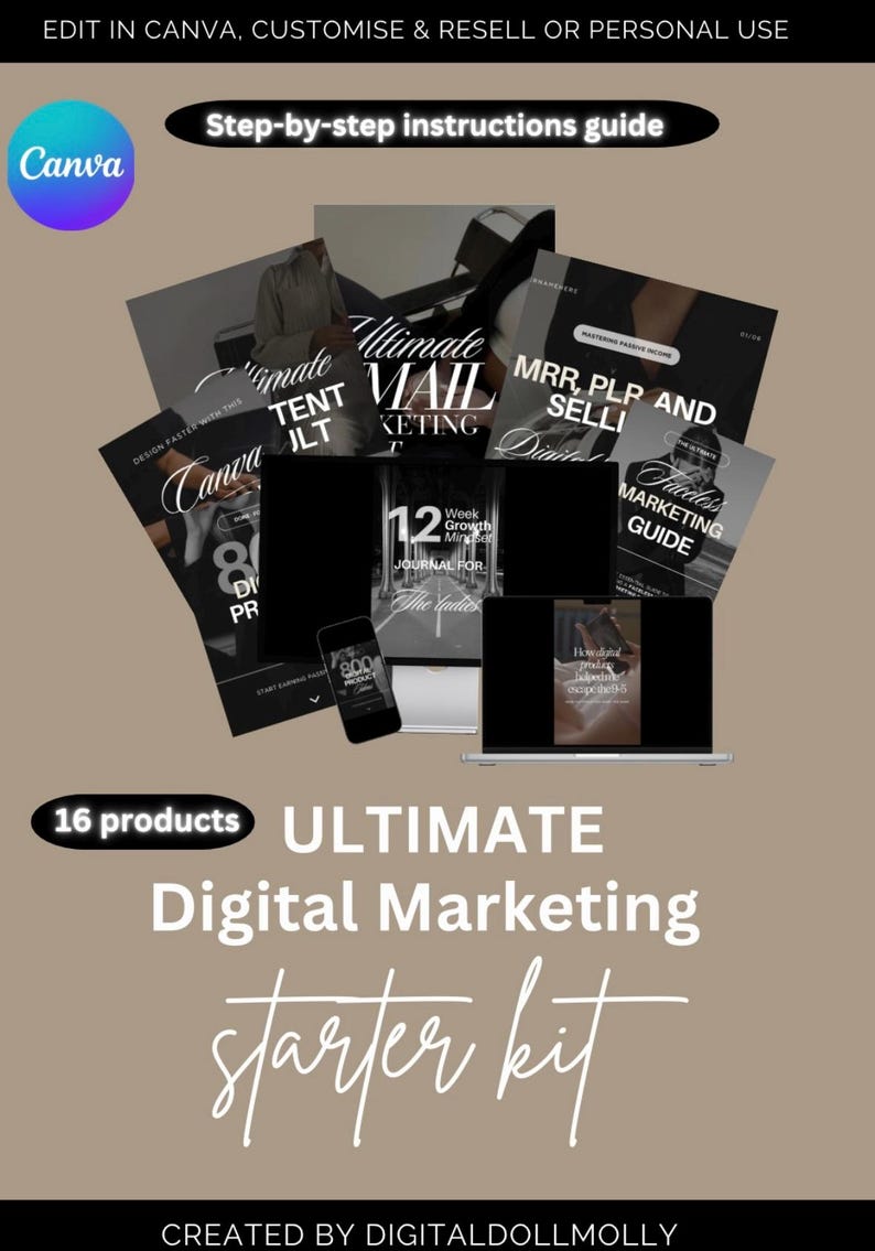 Ultimate Digital Marketing Starter Kit - Etsy
