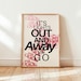 Formula 1 Quote Art Lights Out and Away We Go, F1 Wall Art, Wall ...