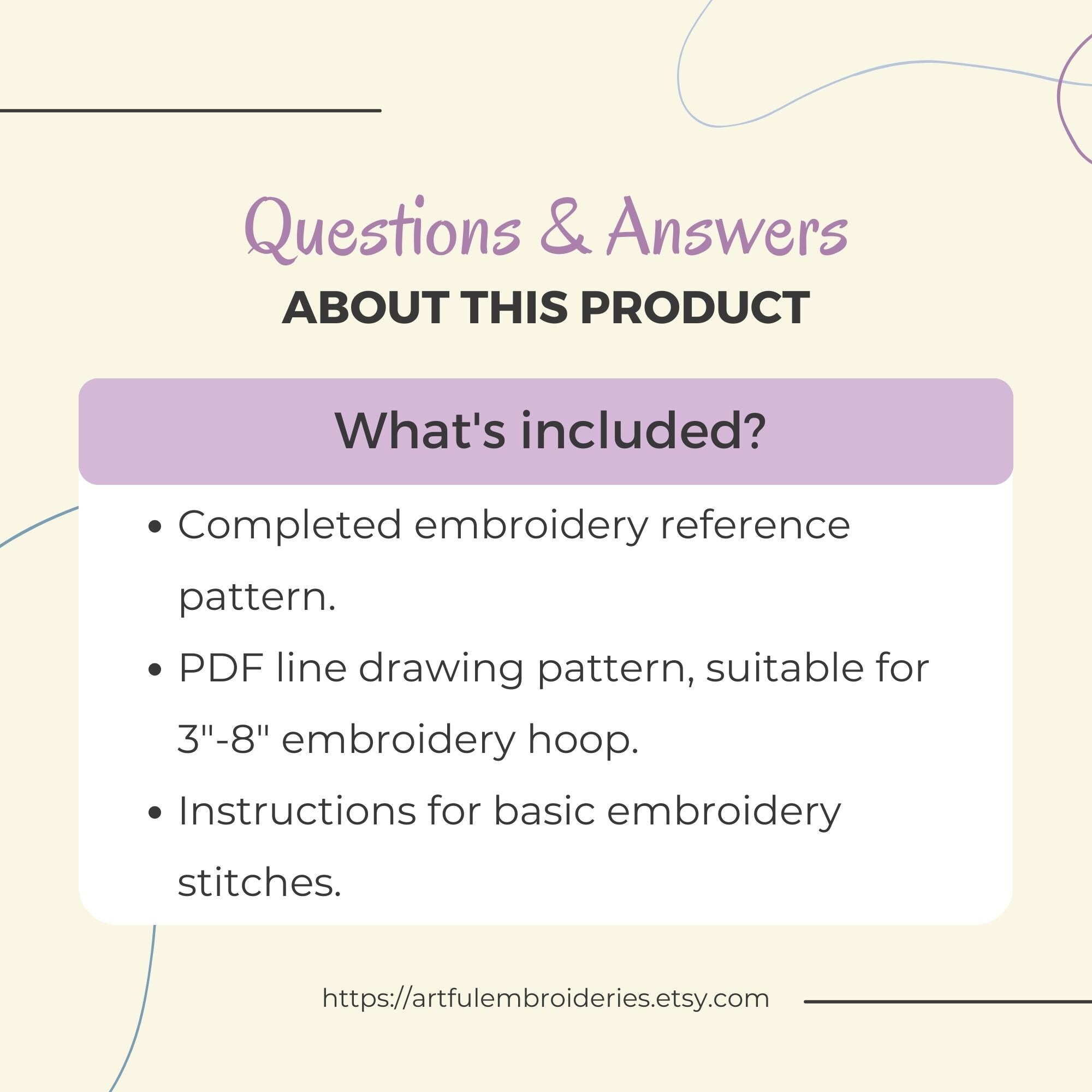 PDF Files, Downloadable, Digital Download, Embroidery Designs ...