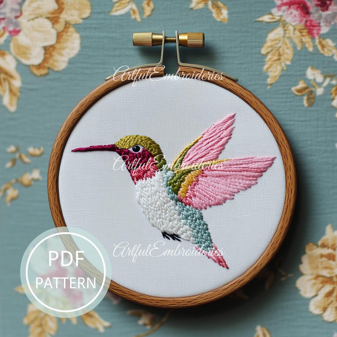 Hummingbird Pattern, PDF Files, Downloadable, Digital Download ...