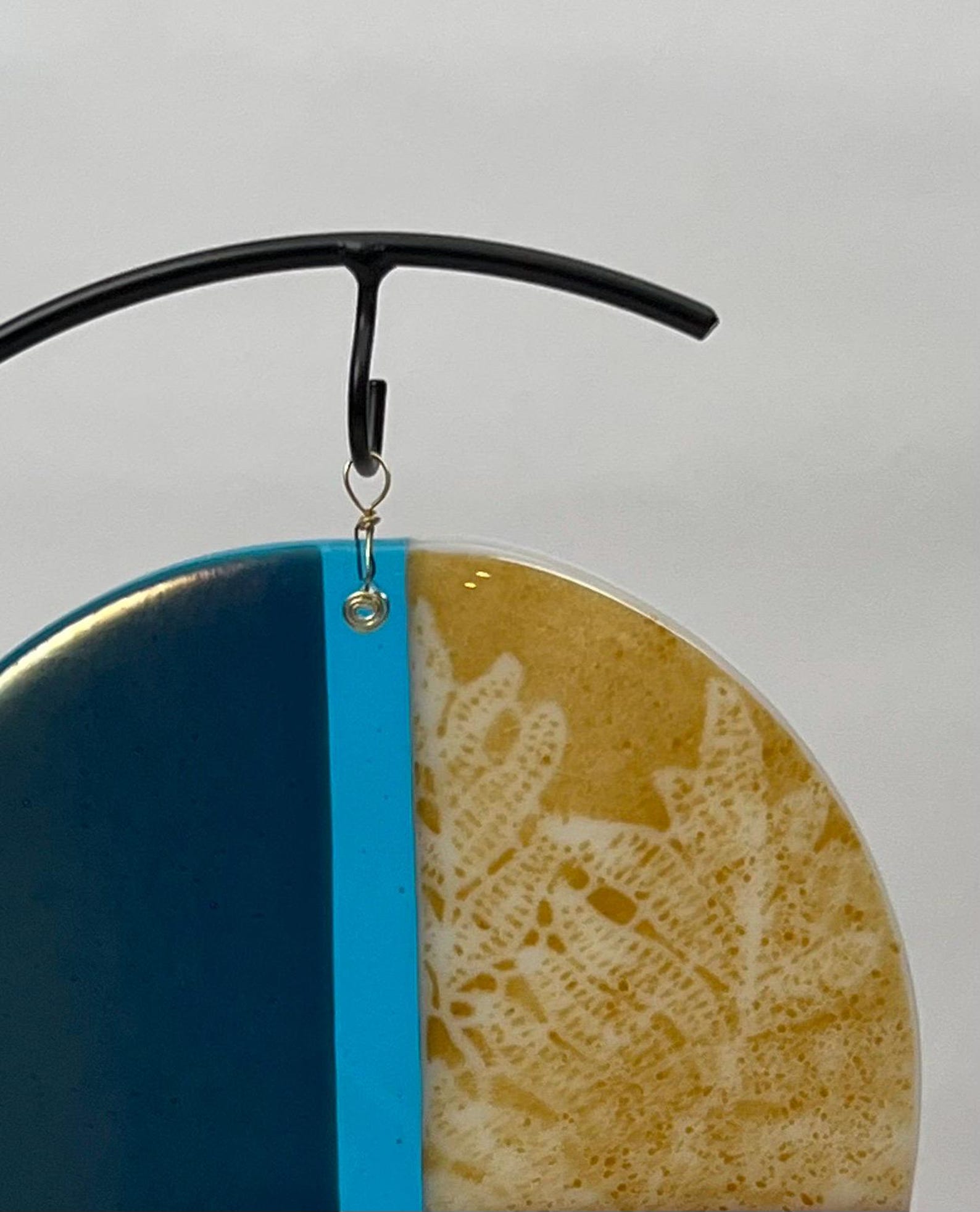 Fused Glass Deco Circle - Etsy