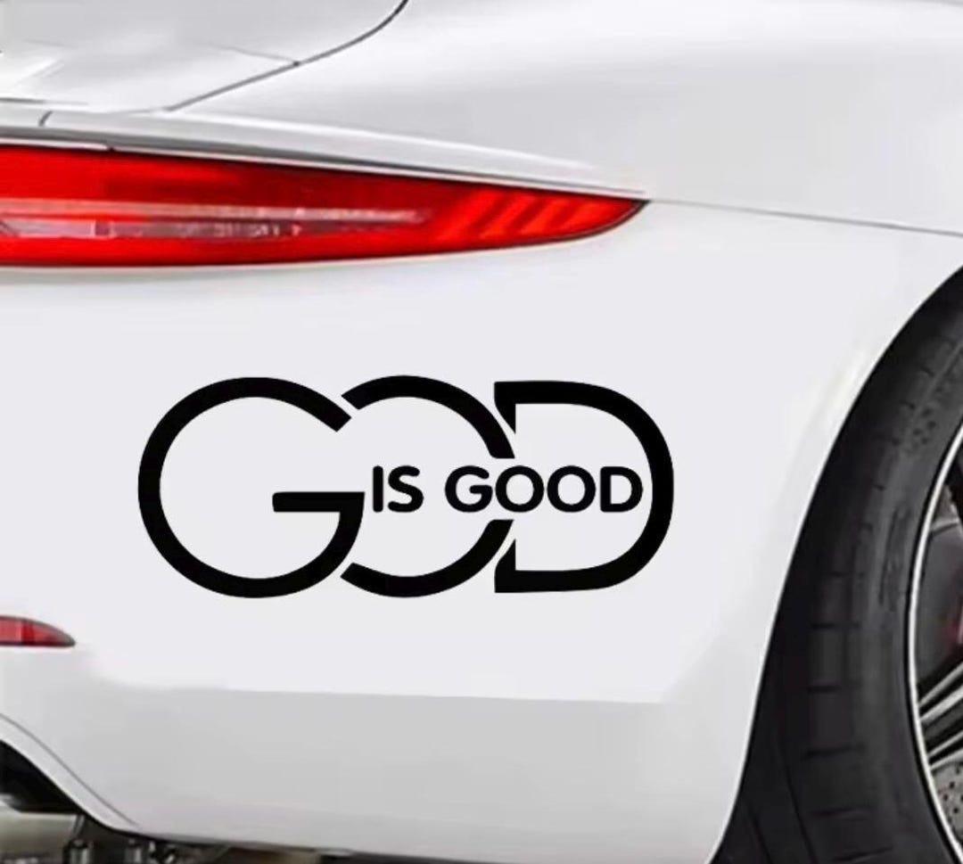 God is Good Car Window Decal | Christian Vinyl Sticker | Faith Car ...