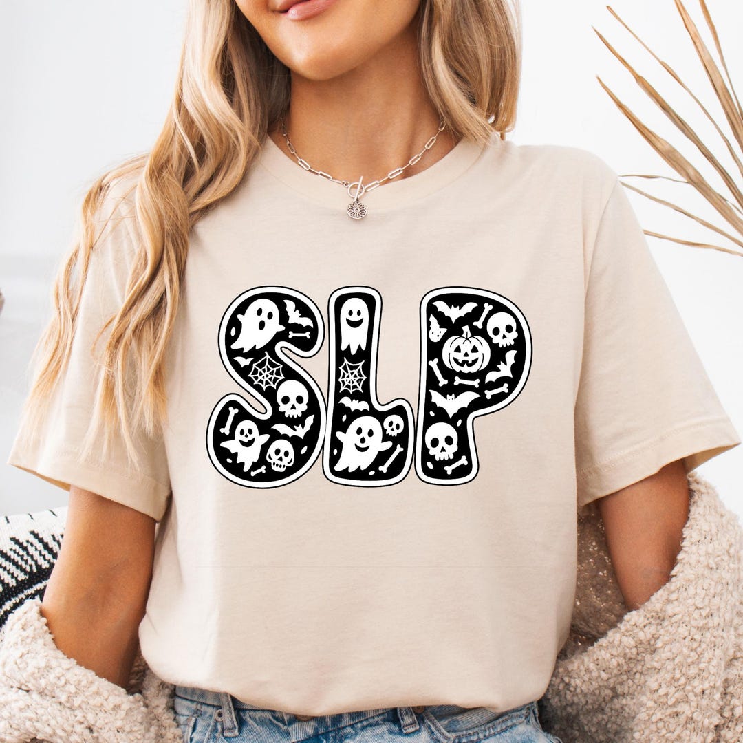 SLP Halloween T-shirt: Spooky Speech Therapy Tee - Etsy