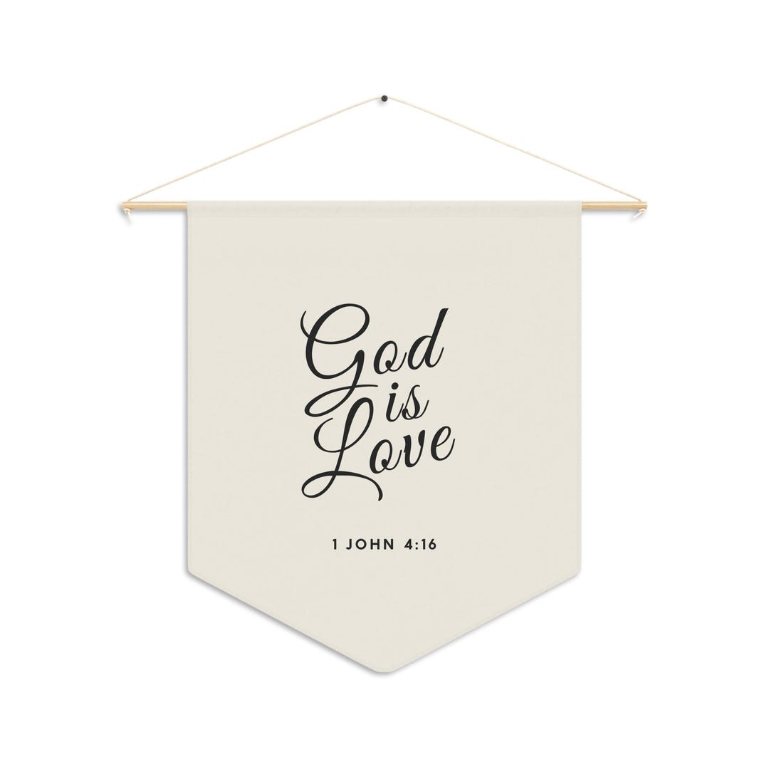 Pick Colors | God is Love Wall Art | Religious Home Decor | Spiritual ...