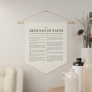 Articles of Faith Wall Art LDS Home Decor Christian Art - Etsy