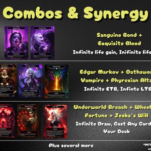 Edgar Markov Commander Vampire Deck – Custom Cards for Casual Play - Etsy