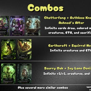 Chatterfang Commander Squirrel Deck – Custom Cards for Casual Play - Etsy